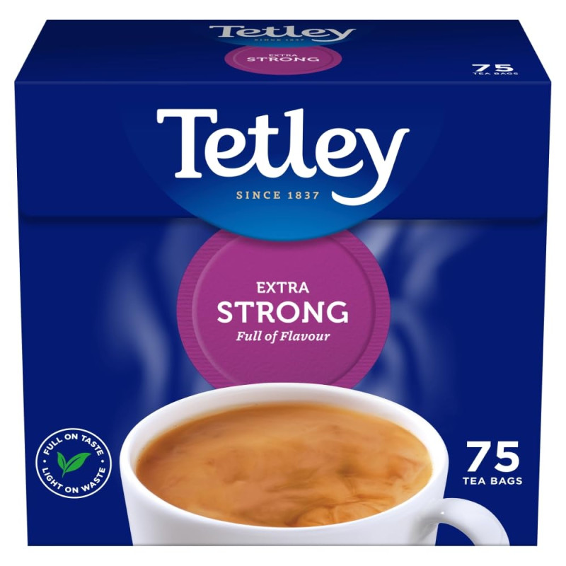 Tetley Extra Strong Tea (75 teabags / 237g)
