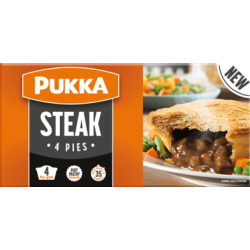 Pukka 4 Steak Pies