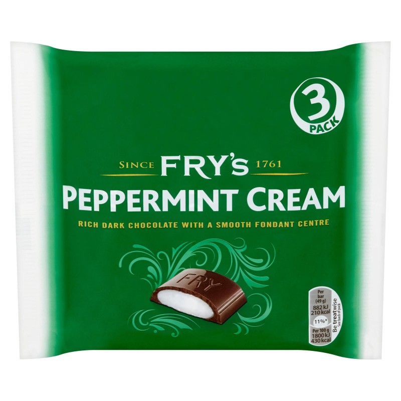 Fry's Peppermint Cream Multipack (3 x 49g)